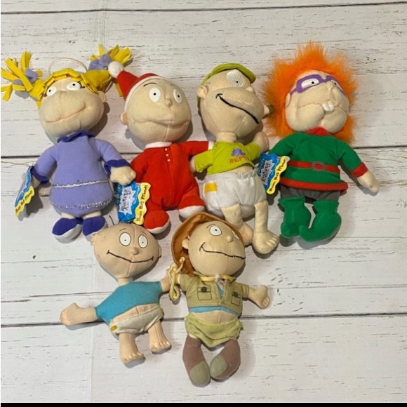 Nickelodeon | Toys | Vintage Rugrat Plush Lot Of 6 | Poshmark